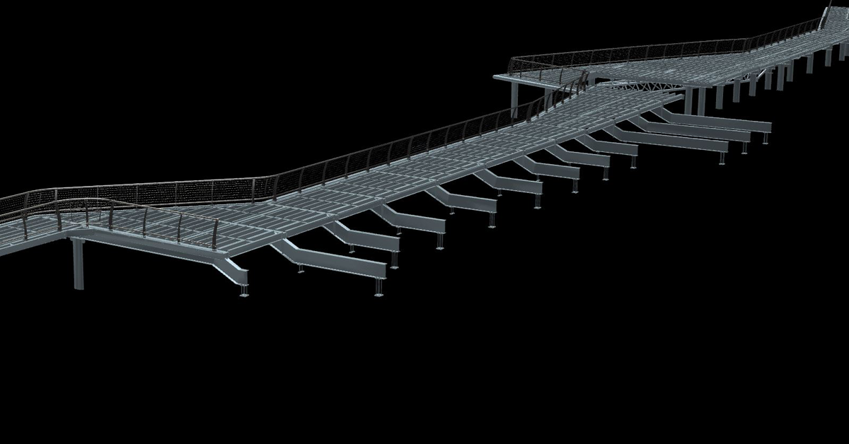 Steel Boardwalk Structure by ADSL Group